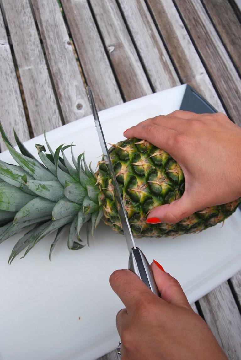 Easy DIY Fresh Pineapple Vase - Showit Blog