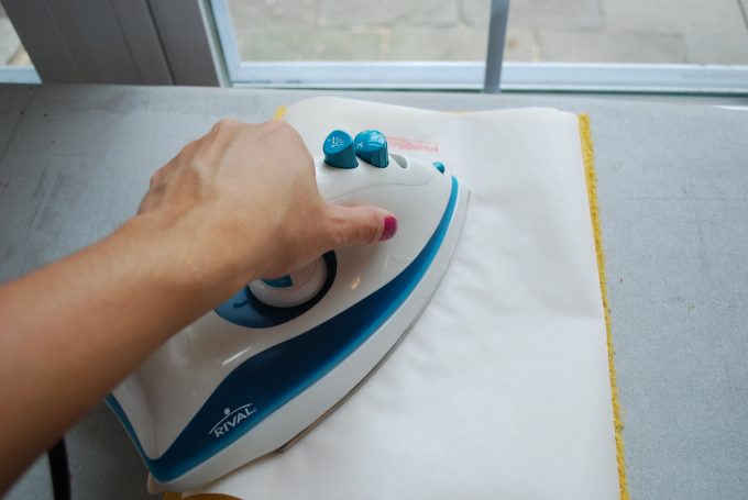 DIY: No Sew Fabric Applique Monogram - Showit Blog