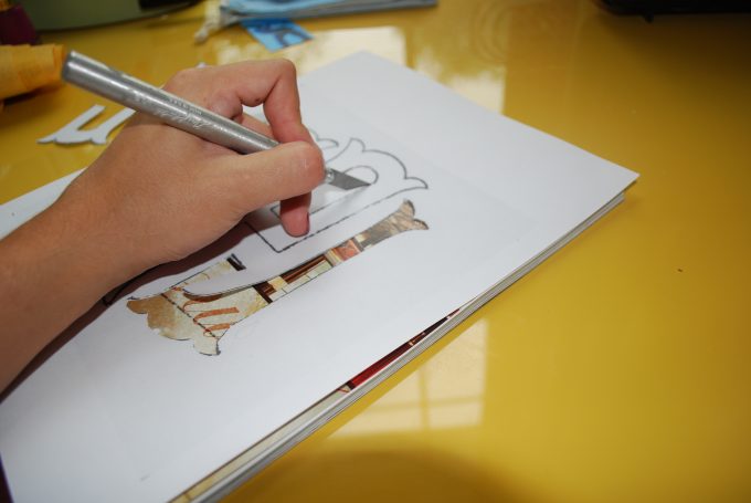 DIY: No Sew Fabric Applique Monogram - Showit Blog