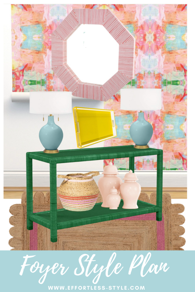 Colorful Foyer Style Plan - Showit Blog