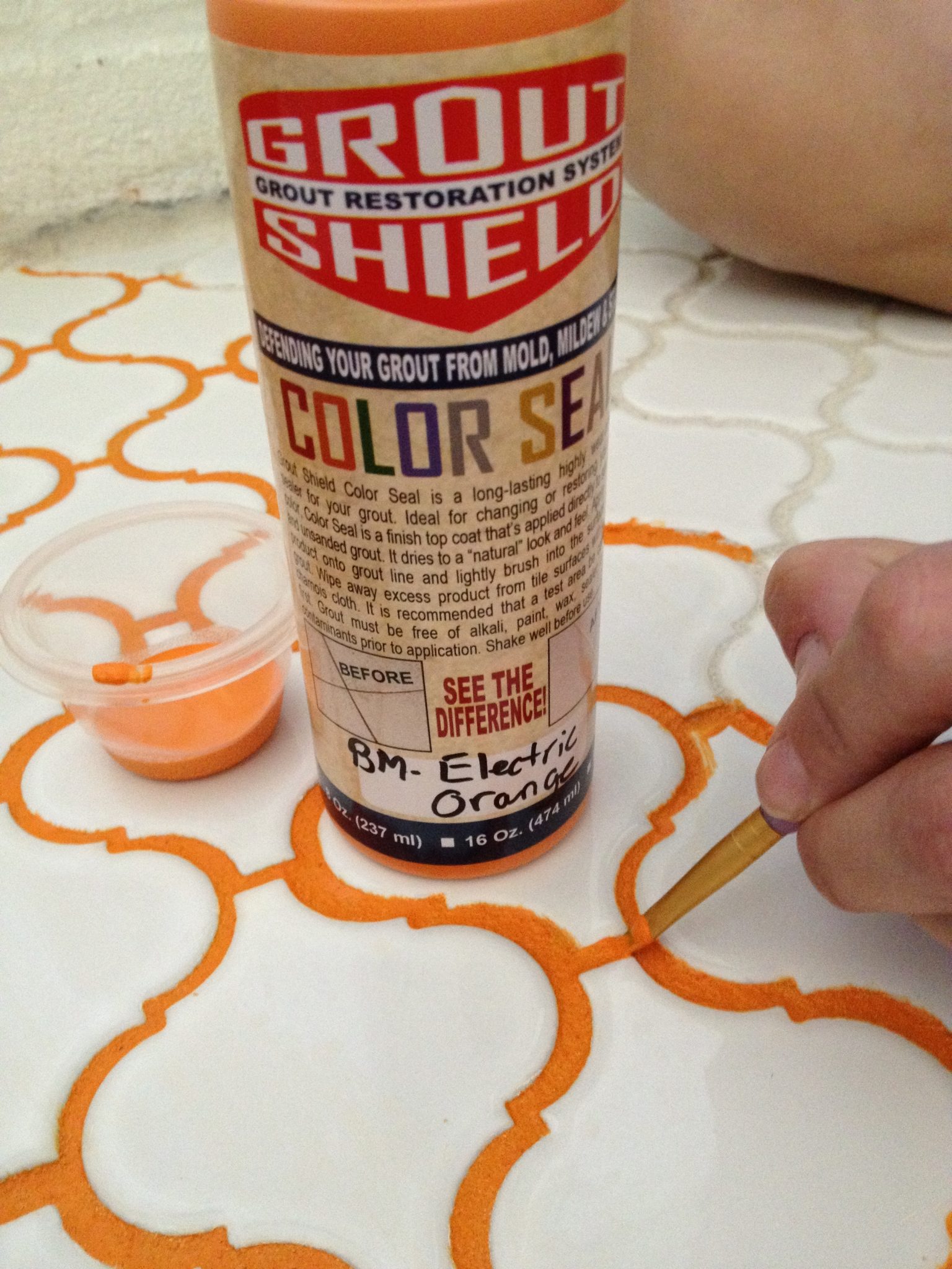 Colored Grout Stain Colored Grout Stain